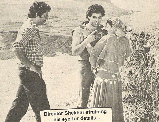 Sridevi: Sridevi and Sunny Deol in Joshilaay (1989) With Director ...