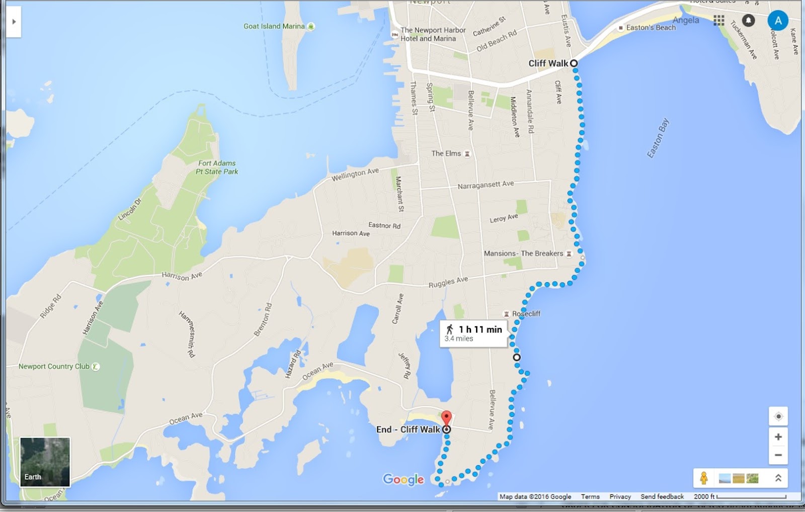 Musings of a Literary Wanderer: Throwback: Cliff Walk