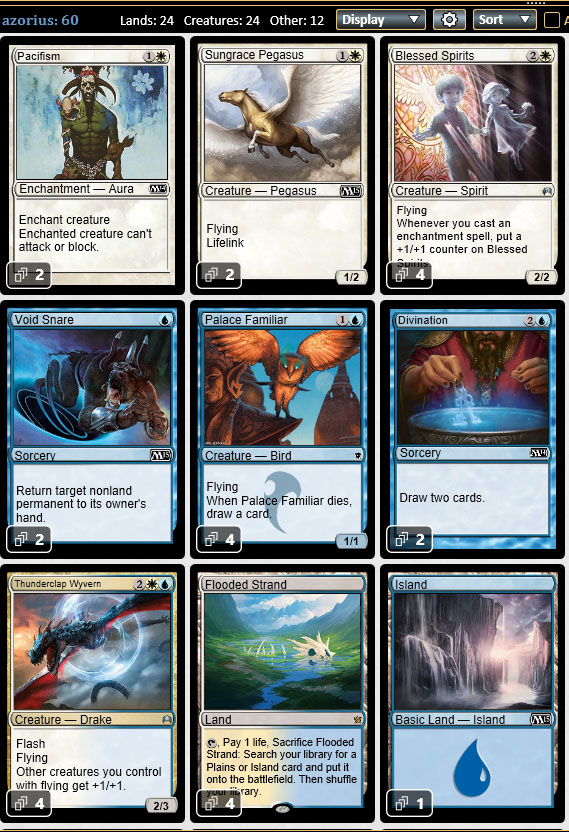 Magic the Gathering Adventures: [Standard] Origins Azorius - Thundering ...