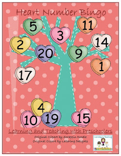 Classroom Freebies Too: Heart Number Bingo Freebie