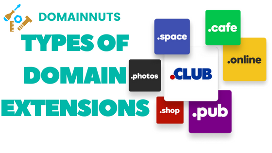 All types of domain extensions - DomainNuts