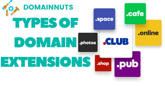 All types of domain extensions - DomainNuts