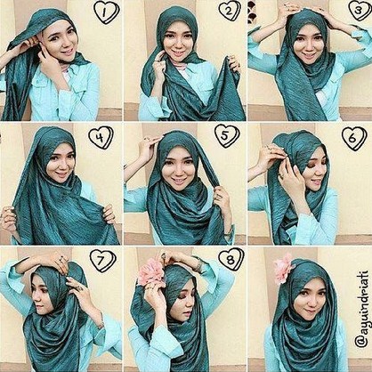 Kumpulan Tutorial Hijab Modern Terbaru