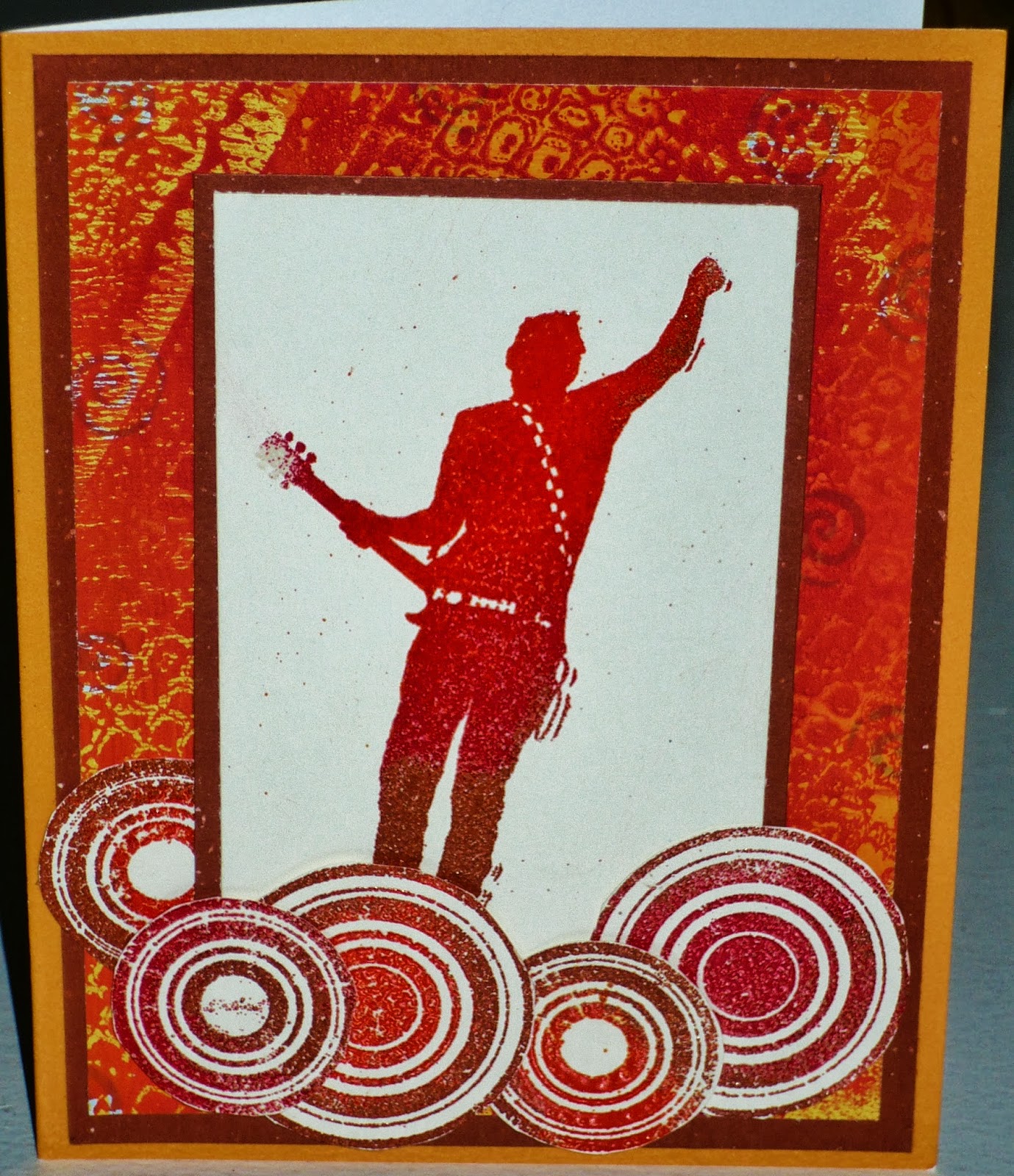 stamping muses: Embossed Impression Obsession Card