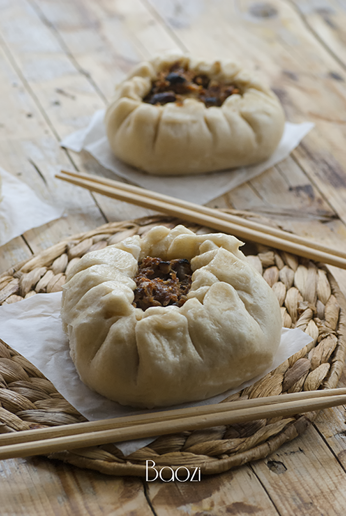 Baozi {Panes rellenos chinos - Bake the World} | Cocido de Sopa