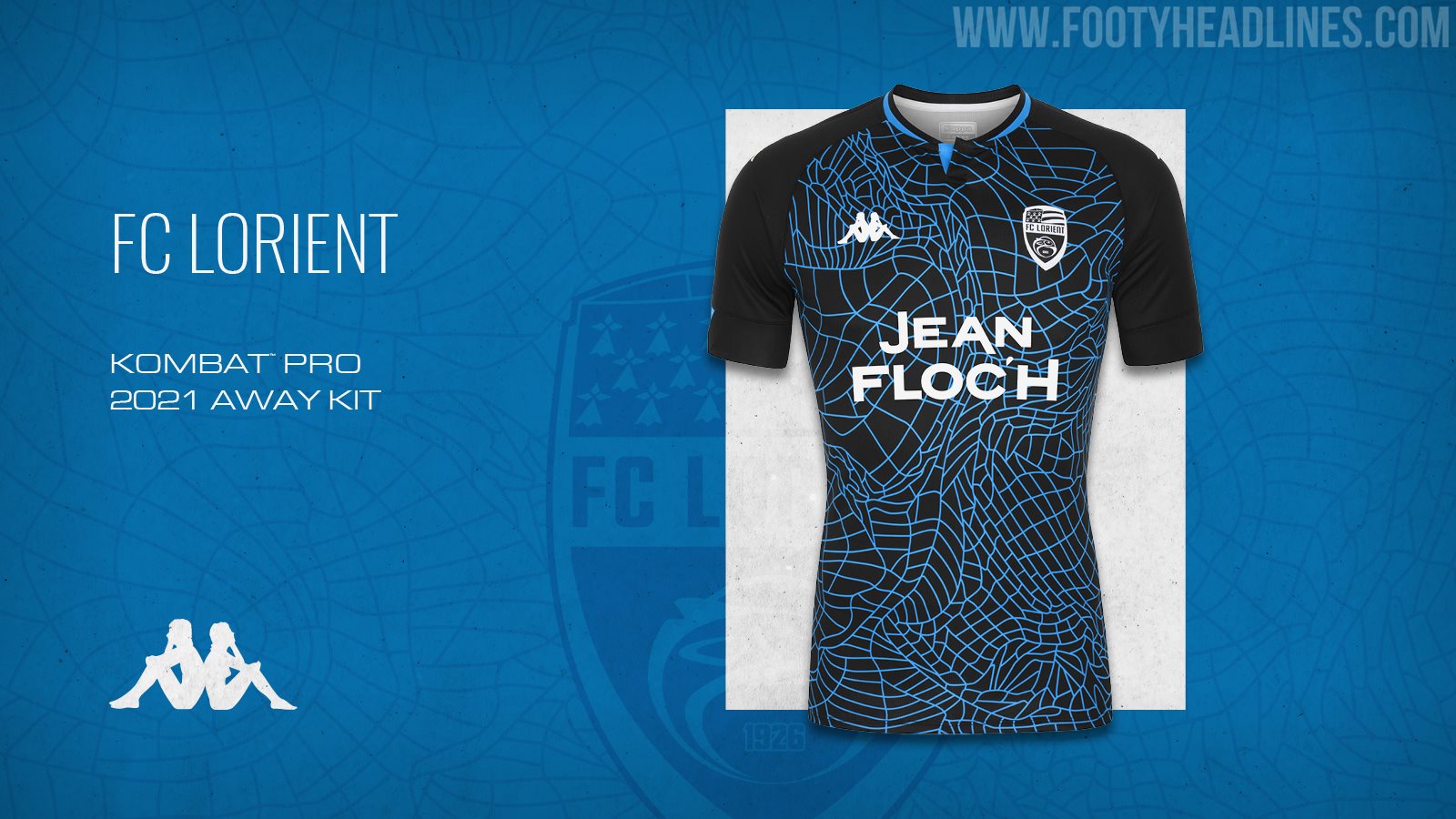 Unique Kappa FC Lorient 20-21 Home, Away & Third Kits Released - Footy ...