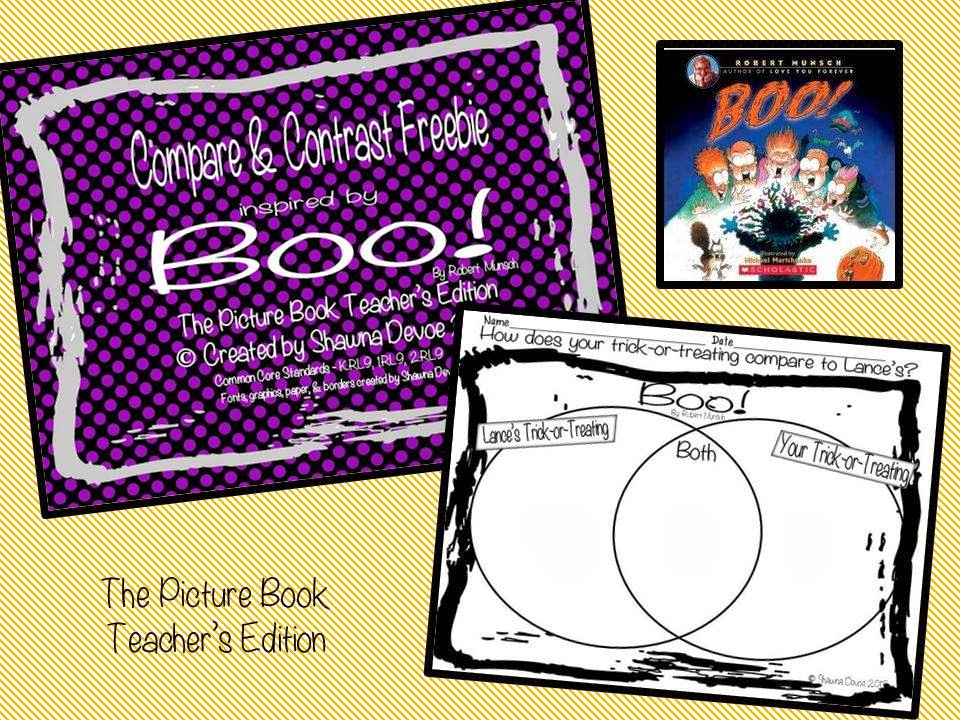 Boo! by Robert Munsch - Teaching Ideas | The Picture Book Teacher's Edition