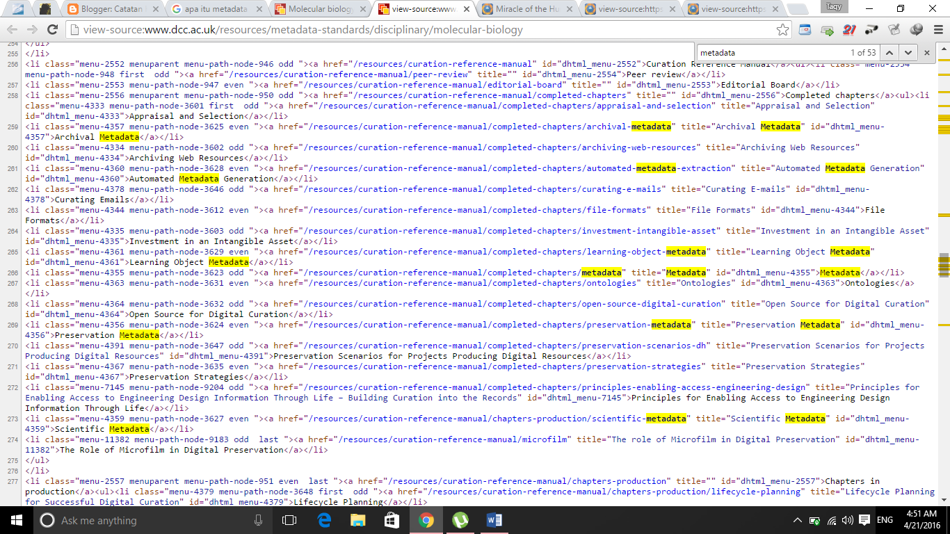 Pengertian Metadata & contoh metadata ~ Catatan Kribo