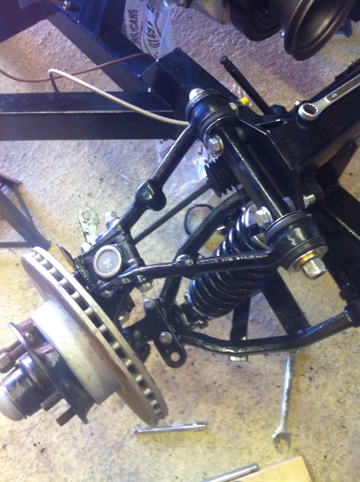 AC Cobra Build Dax 427: Chassis strip