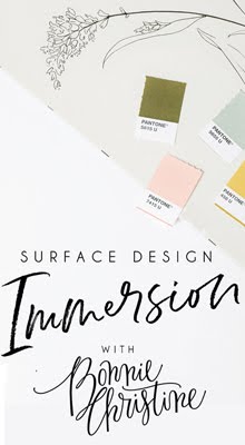 print & pattern: DESIGN COURSE - surface design immersion