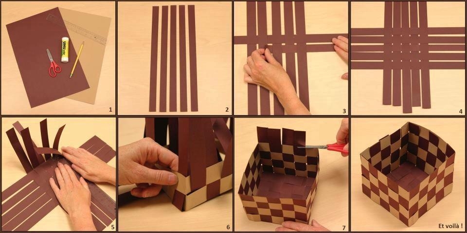 DIY Bina Kotak Dari Anyaman Kertas ~ DIY Malaysia