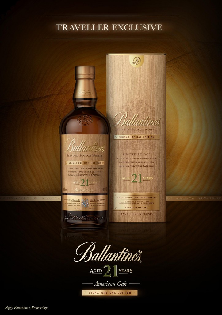 Desvendando Whisky: Lançamento do Ballantine's 21 Year Old American Oak