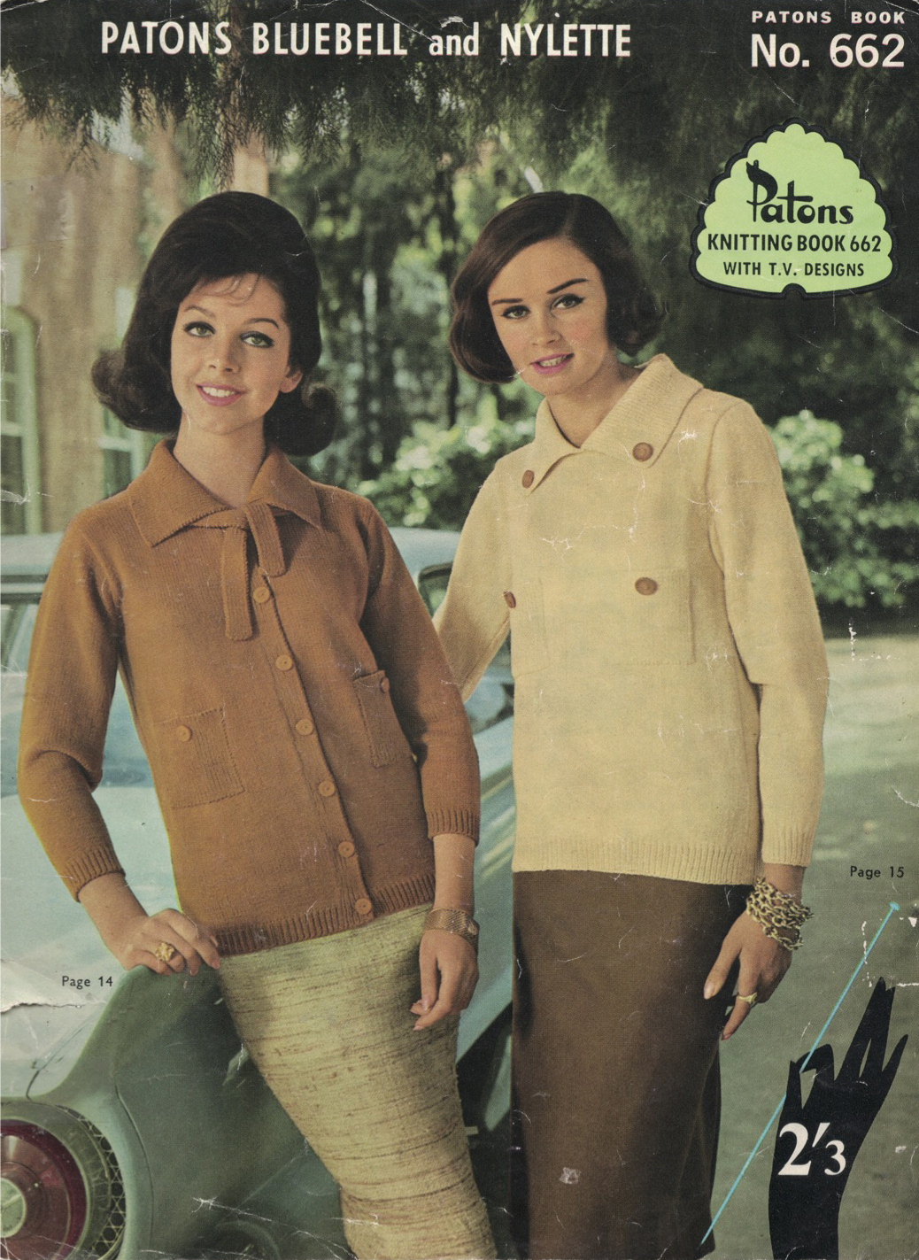 The Vintage Pattern Files: 1960s Knitting - Patons No.662 Women's ...