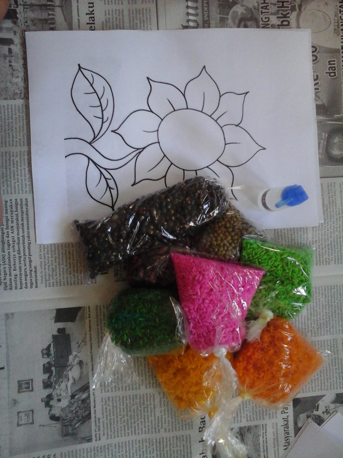 seni rupa untuk anak usia dini: Mozaik Untuk Anak Usia Dini