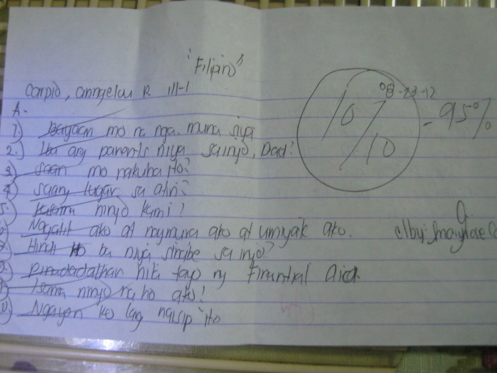 *Blog sa FILIPINO III* : Gawain~