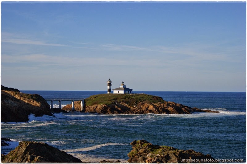 Un paseo,una foto: Faro Illa Pancha. Ribadeo (Lugo)