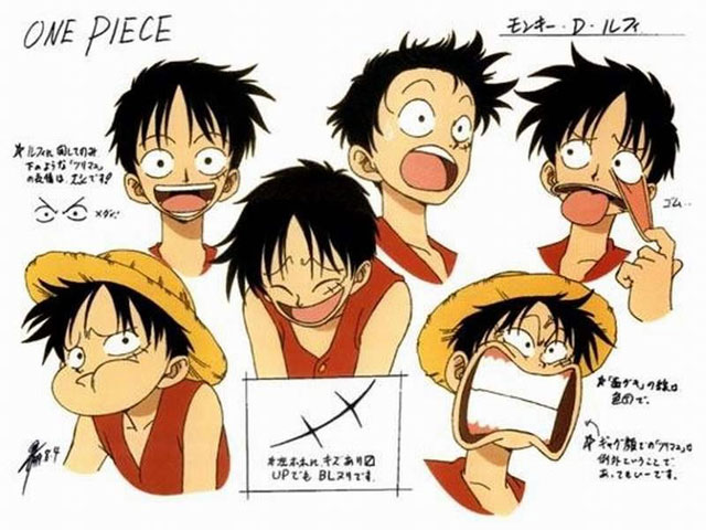 Luffy's Face Expression - Comics Wallpaper