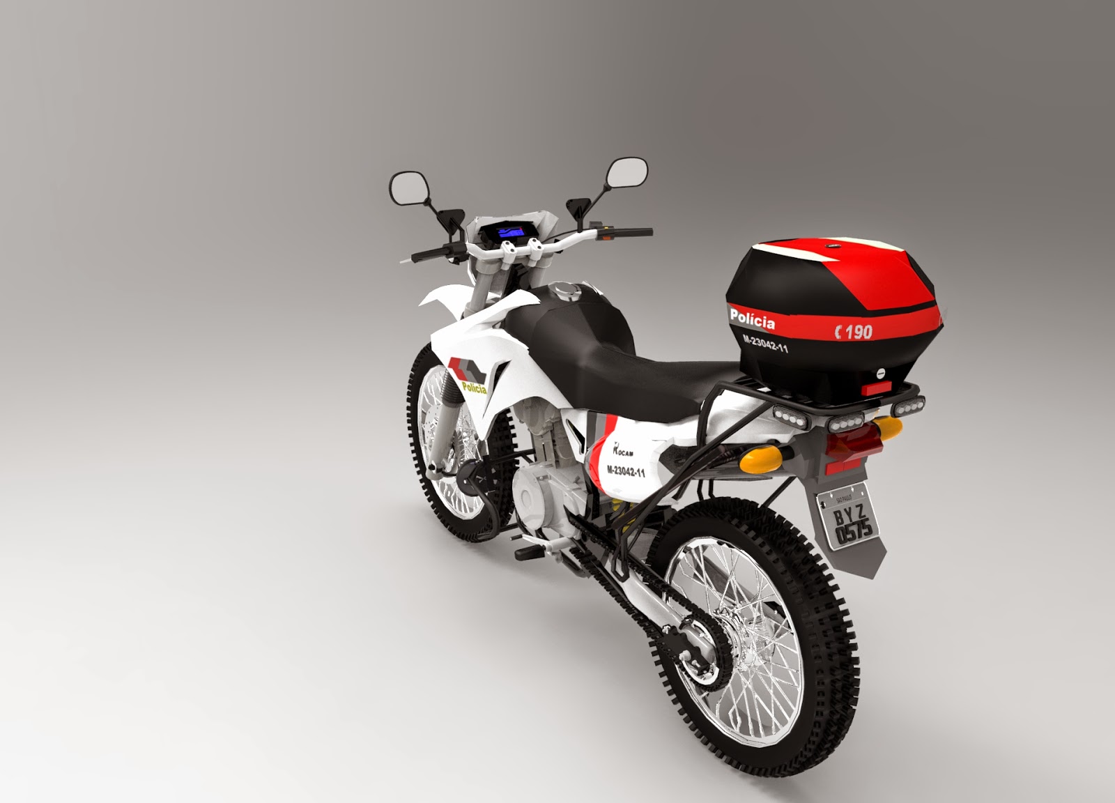 Yamaha Lander - Rocam - PMESP