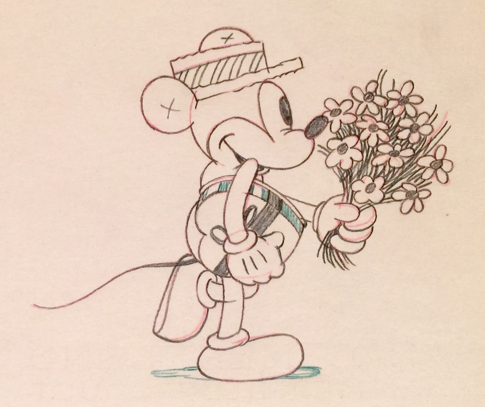 Animation Collection: Original Production Animation Drawing of Mickey ...
