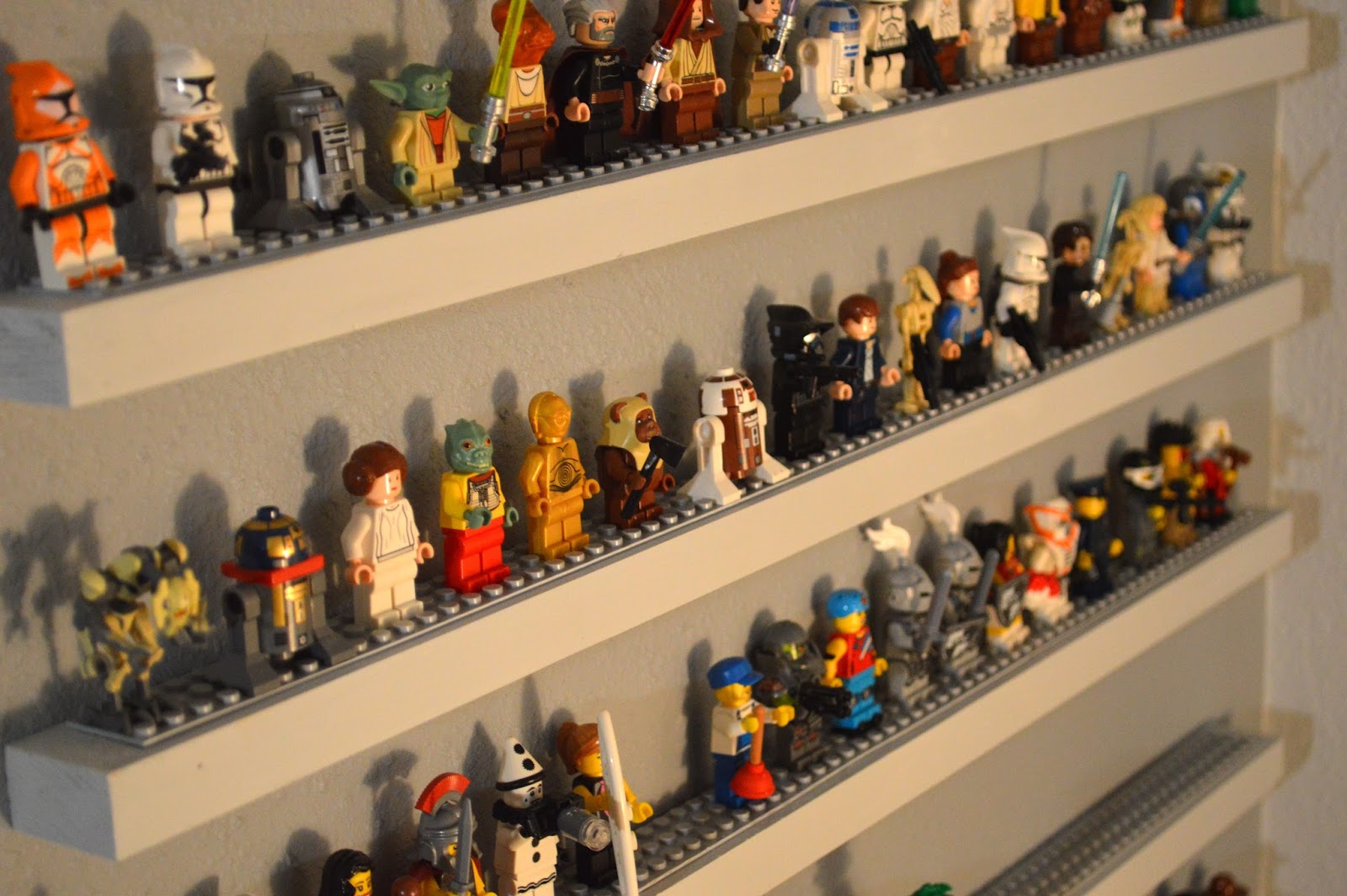 Jedi Craft Girl: DIY Lego Minifigure Storage Shelves Tutorial