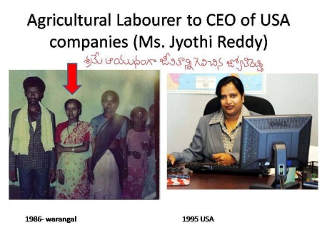 iGNITE: Agricultural Labourer to CEO of USA company Ms.Jyothi Reddy