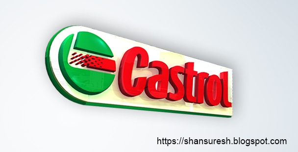 Shansuresh: Castrol logo 3D visualization