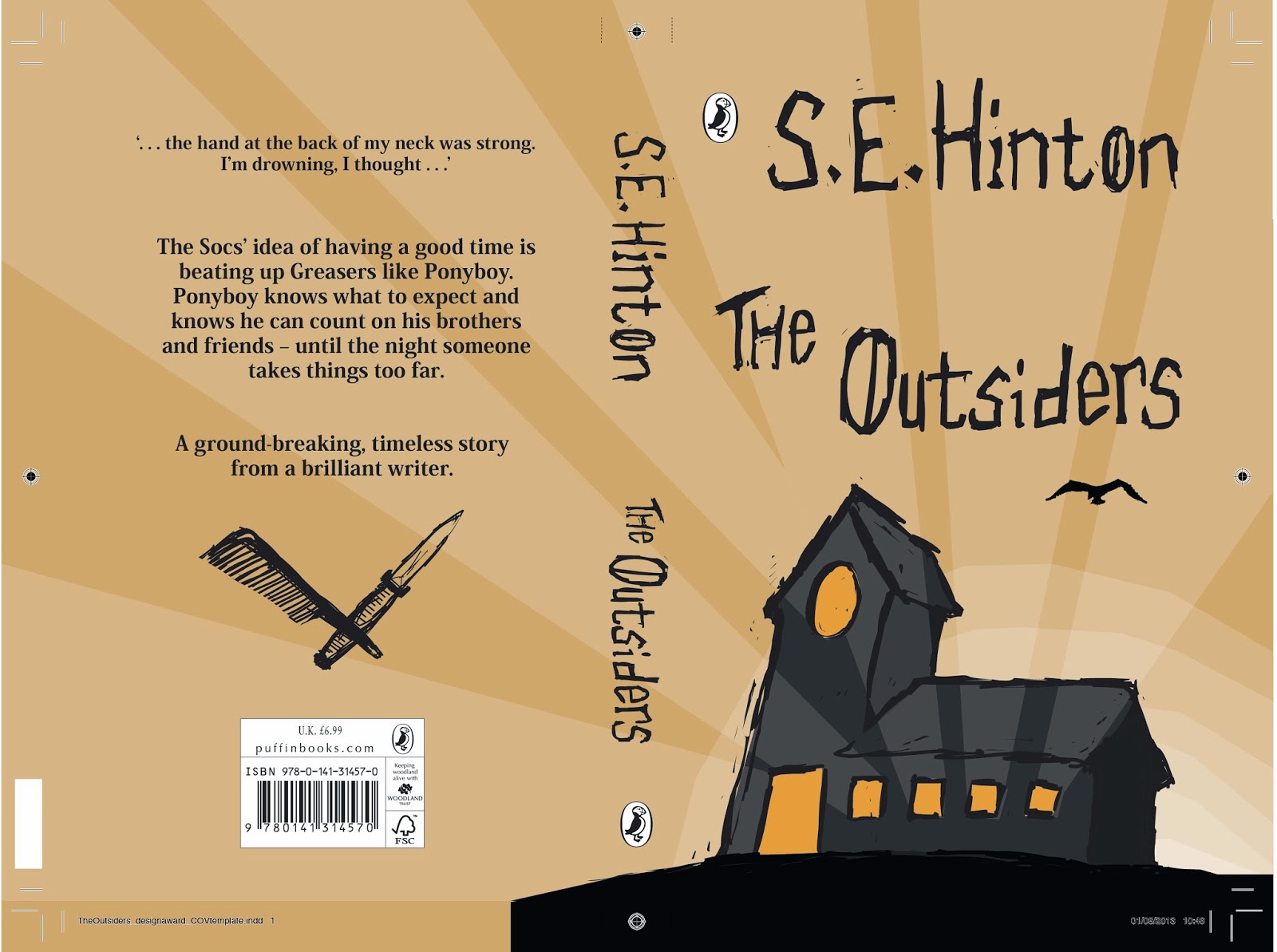 Will Nash - Illustration: 'The Outsiders' book cover illustration