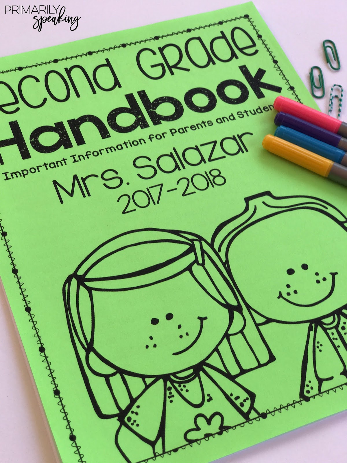Using a Classroom Handbook to Communicate Important Policies and ...