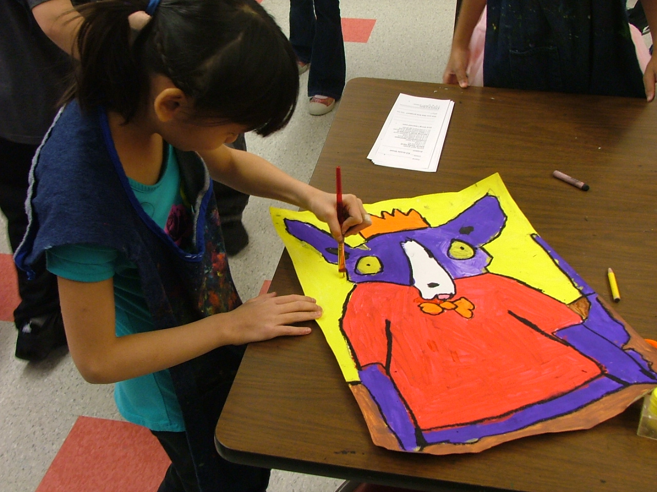 Art with Mrs. Seitz: Blue Dog