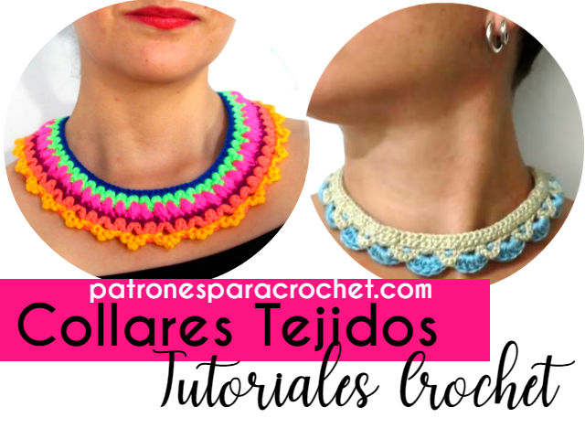 Collares Tejidos a Crochet Paso a Paso