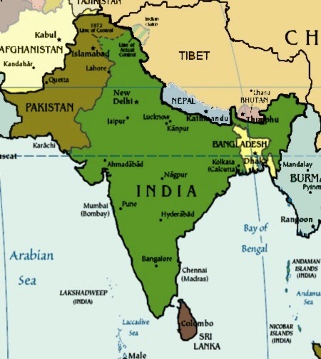 Il blog della Santa Caterina: SUBCONTINENTE INDIANO