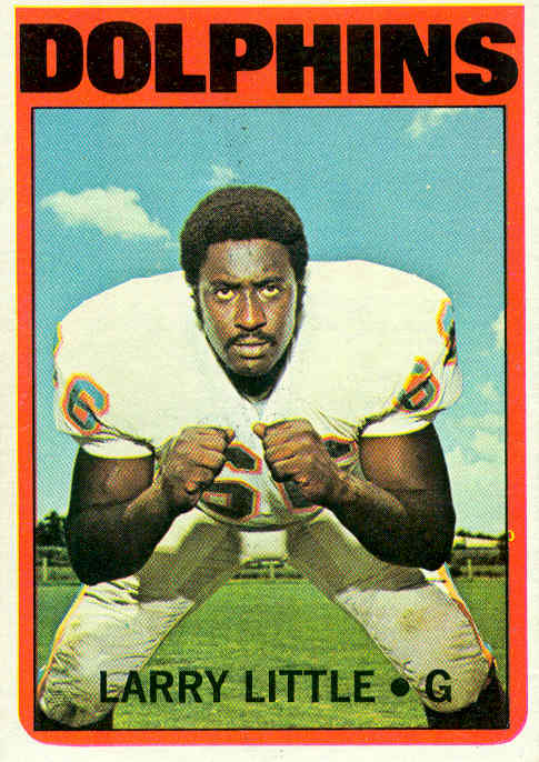 1972 Football Cards: Miami Dolphins