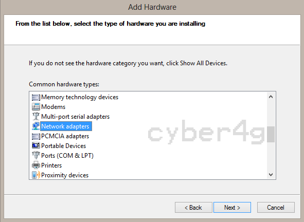 Cara Install Microsoft Loopback Adapter Pada Windows | Cyber4G Blog