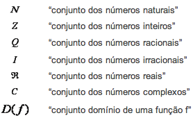 X=Maths: Símbolos da matemática