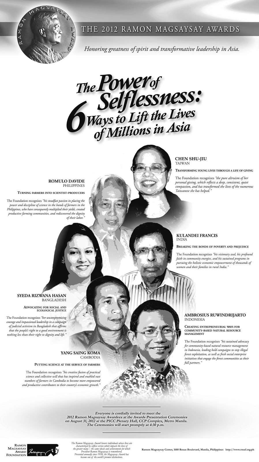 A Good Game: Development Wisdom from Dr. Romulo Davide, 2012 Ramon ...