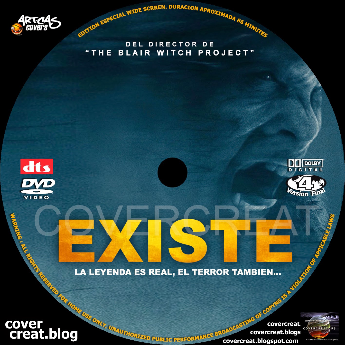 COVERCARATULAS DE DVD - CD COVERCREATORS: EXISTS DVD COVER CD 2014 (Existe)