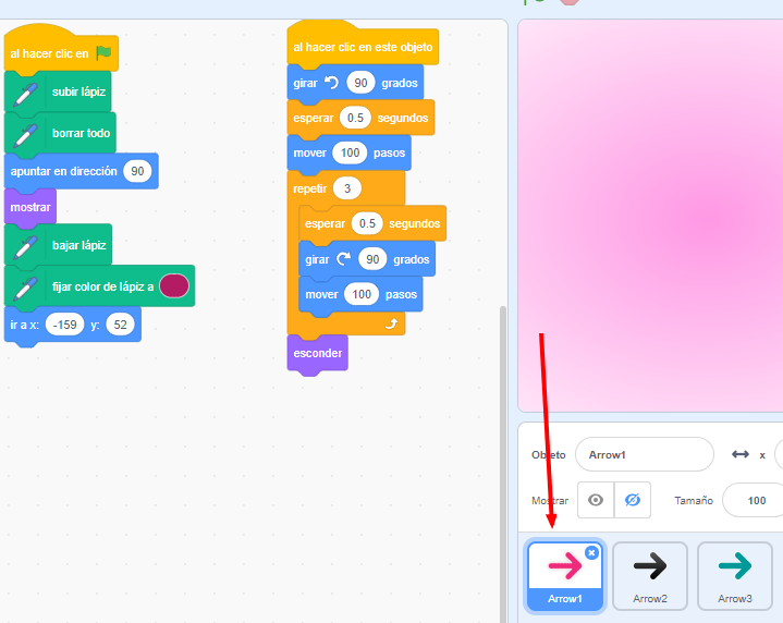 Hasta las TIC y más allá: Scratch. Primer Bloque de Ejercicios.