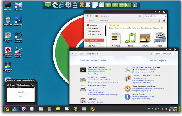 Chromium Skin Pack For Windows 7 ( Transform Windows 7 to Google ...