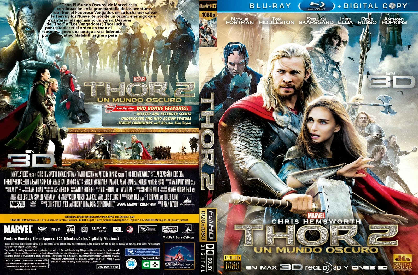 Cover: Thor The Dark World dvd