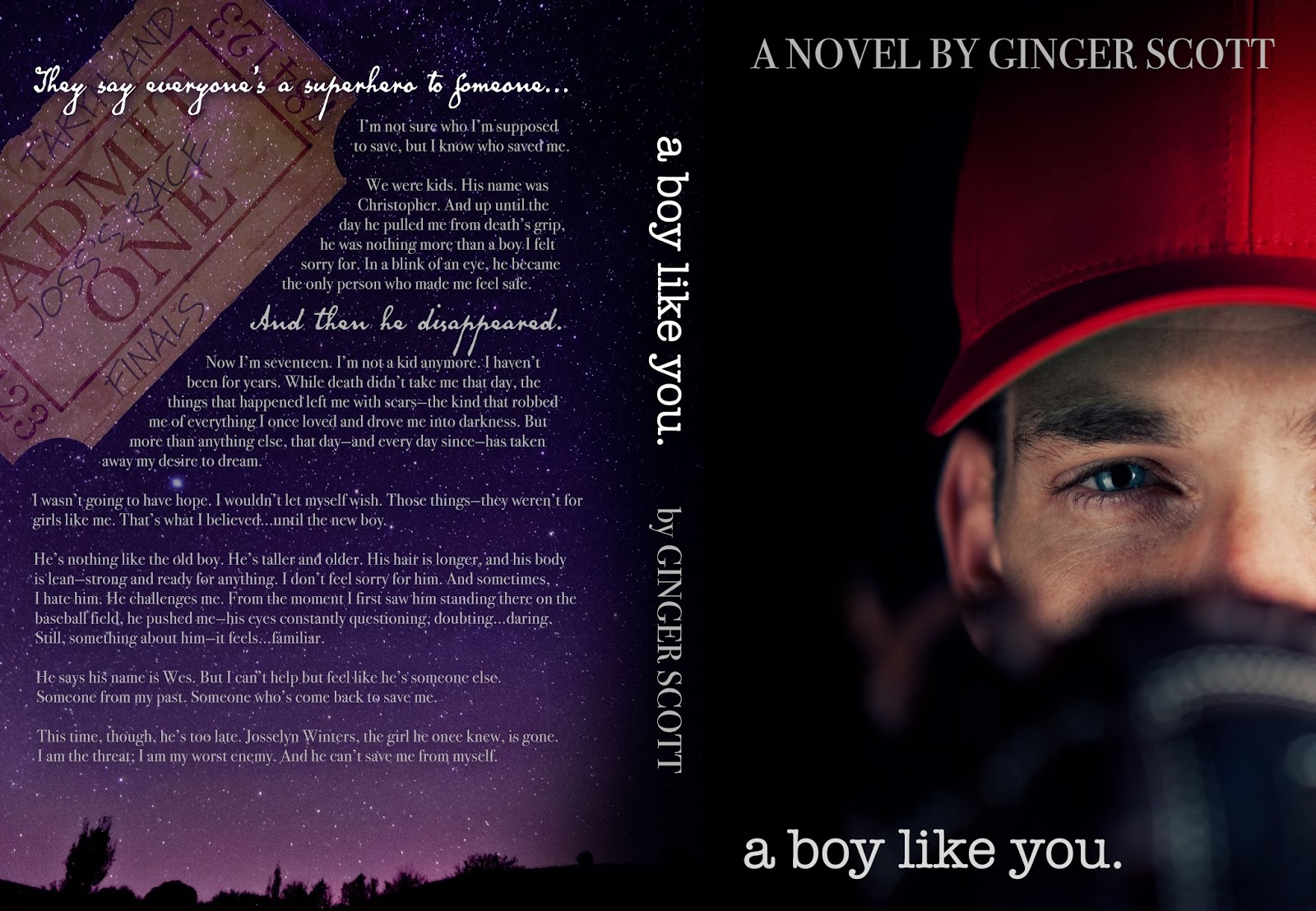 Liv's World of Books: Cover Reveal: A Boy Like You by Ginger Scott