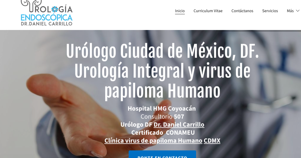 Urólogo Luis Daniel Carrillo Córdova