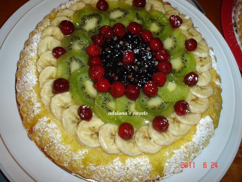 Adriana retete culinare: tarta cu fructe,fruit tart