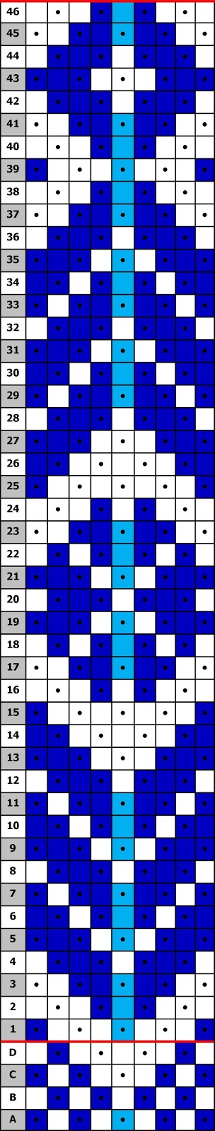 Durham Weaver: Weaving bands with 9 pattern threads