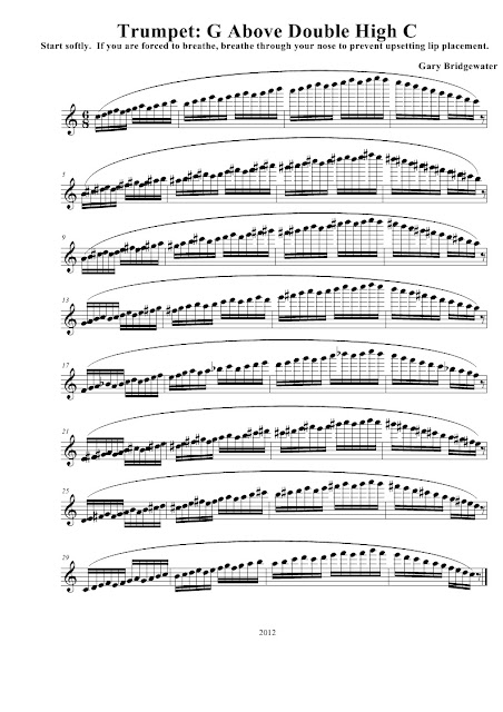 Trumpet: Trumpet: G Above Double High C