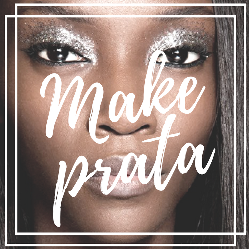 Maquiagem prata - pele negra - Nega Vaidosa