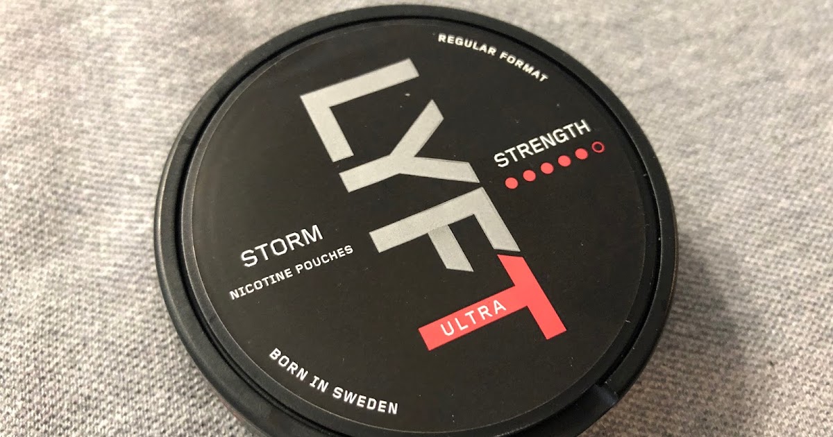 Lyft Storm (Ultra Strong) Nicotine Pouches - Review (Discontinued). 5 ...