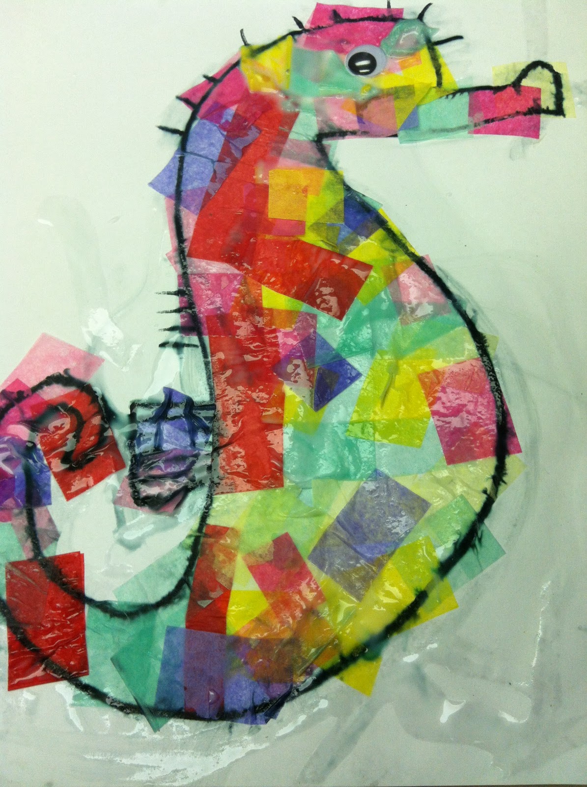 Handmade by CJ: Mister Seahorse Craft