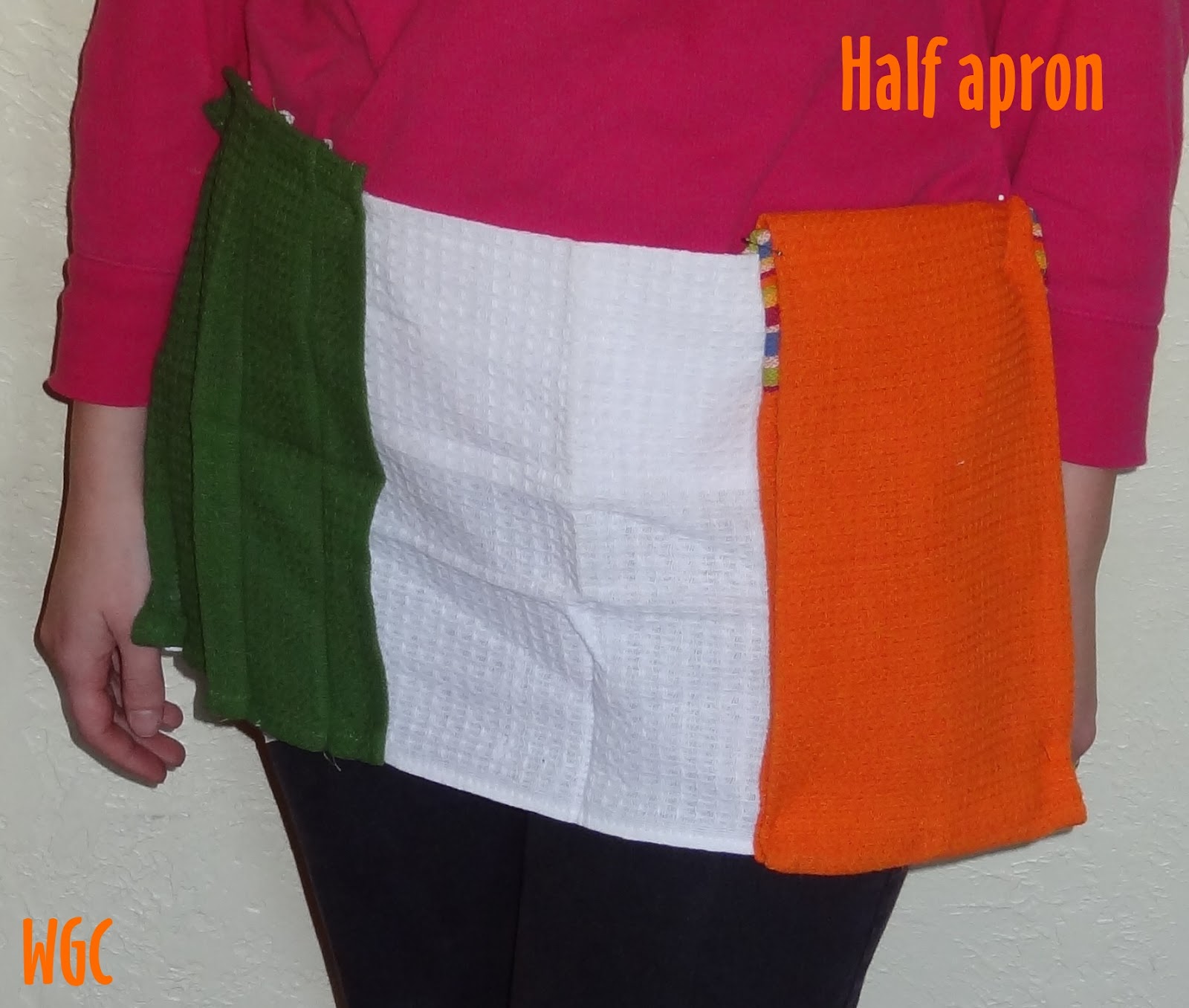 Wayward Girls' Crafts: $5 Irish Flag Apron