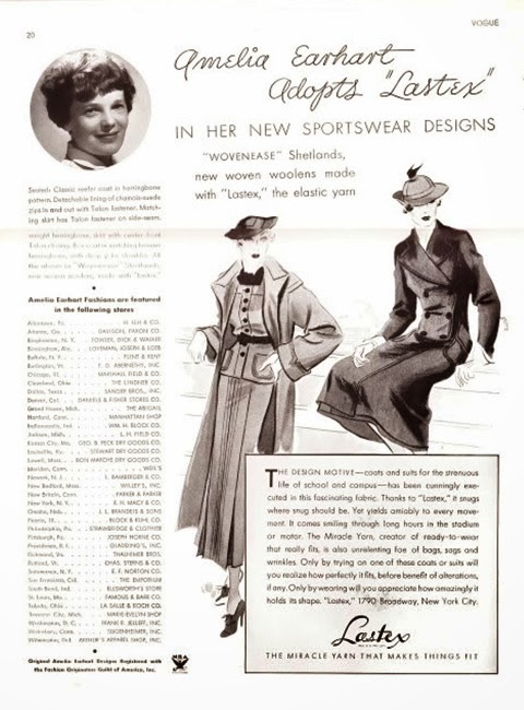 Miss Sixties Vintage Fashion: History of Style: Amelia Earhart