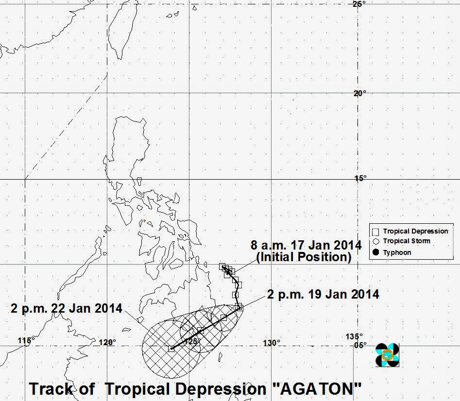 PAGASA raised Typhoon Agaton Storm Signal in 6 provinces of Mindanao ...